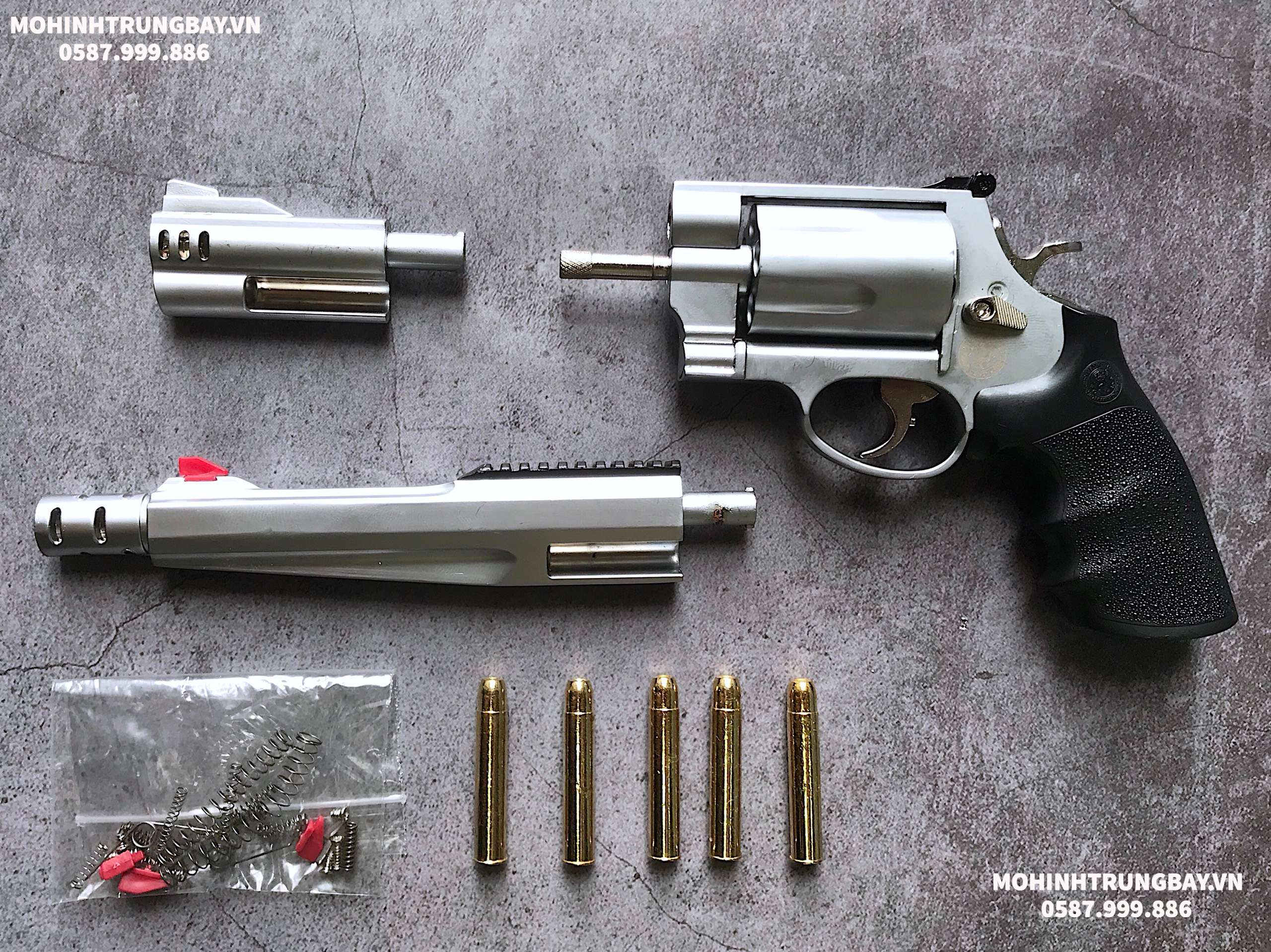 Mô Hình Súng Lục M500 Nhập Mỹ Cao Cấp Tặng Full Phụ Kiện Và Kệ Trưng Bày