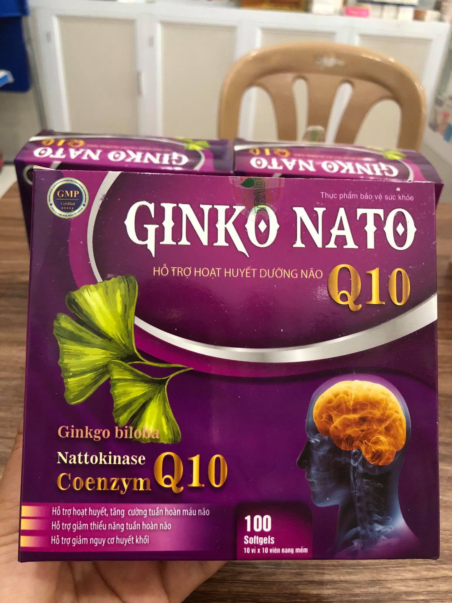 HOẠT HUYẾT DƯỠNG NÃO GINKO NATO Q10 HOẠT HUYẾT DƯỠNG NÃO GINKO NATO Q10